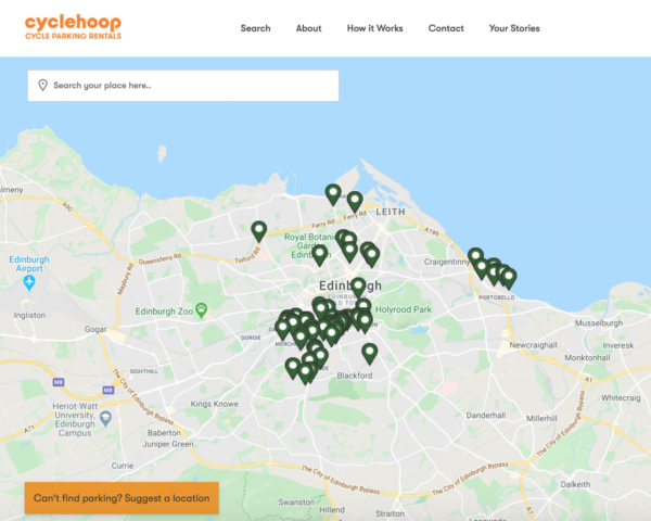 Edinburgh provide major new Bikehangar scheme | Cyclehoop