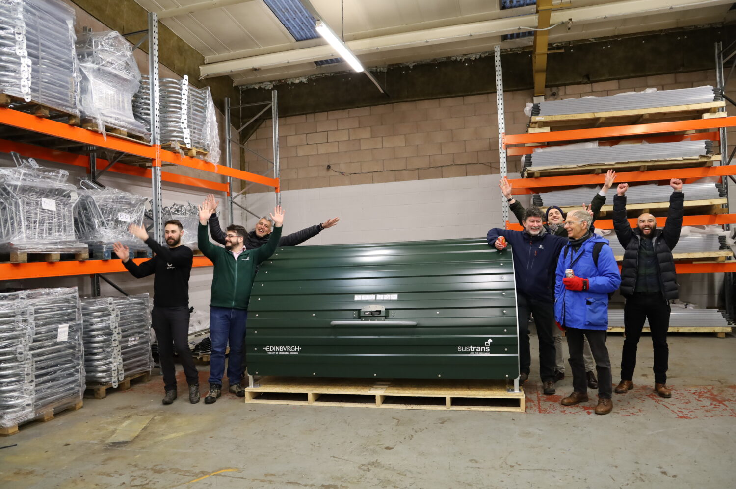 Edinburgh provide major new Bikehangar scheme | Cyclehoop