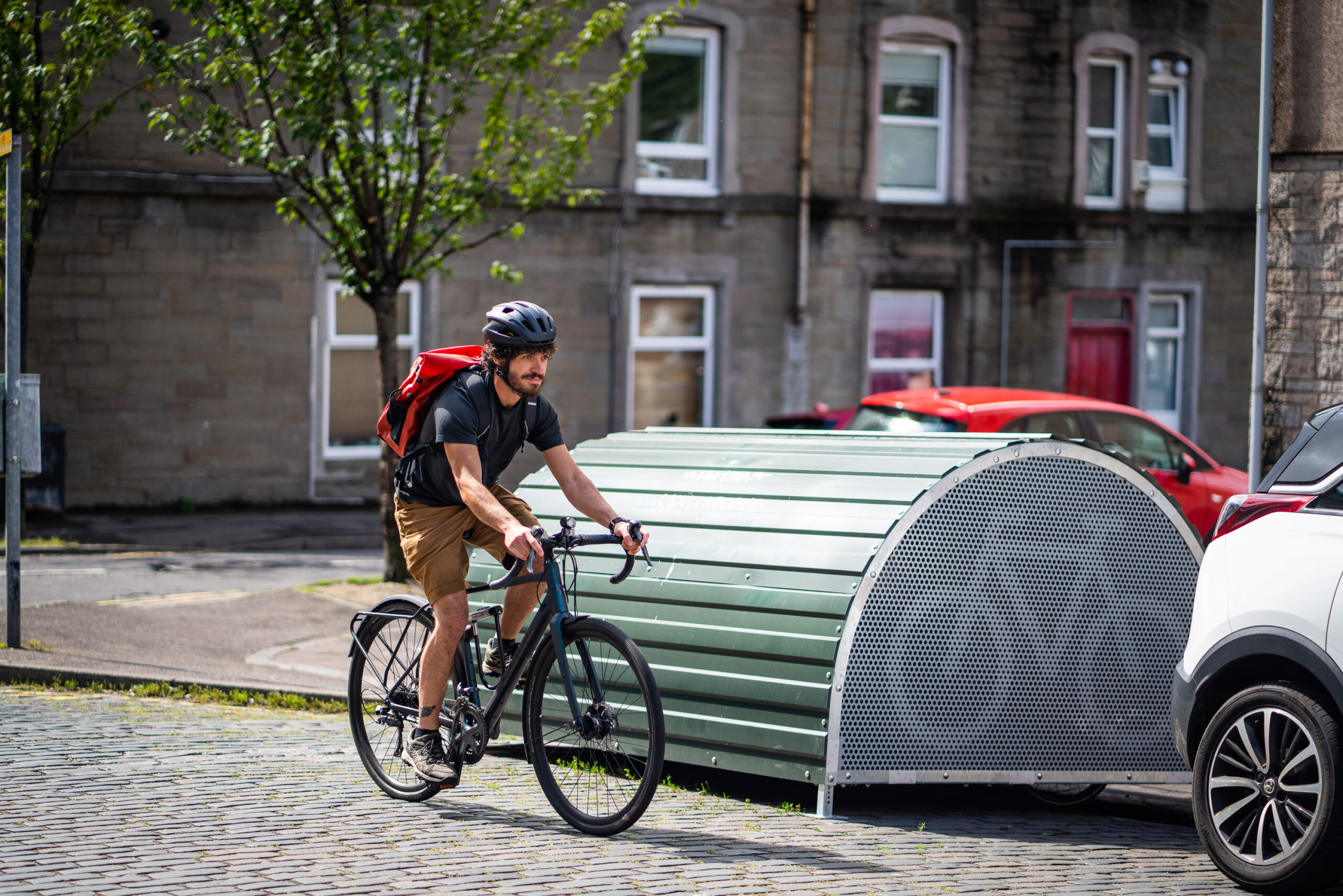 Dundee's new Bikehangars boost cycling infrastructure | Cyclehoop