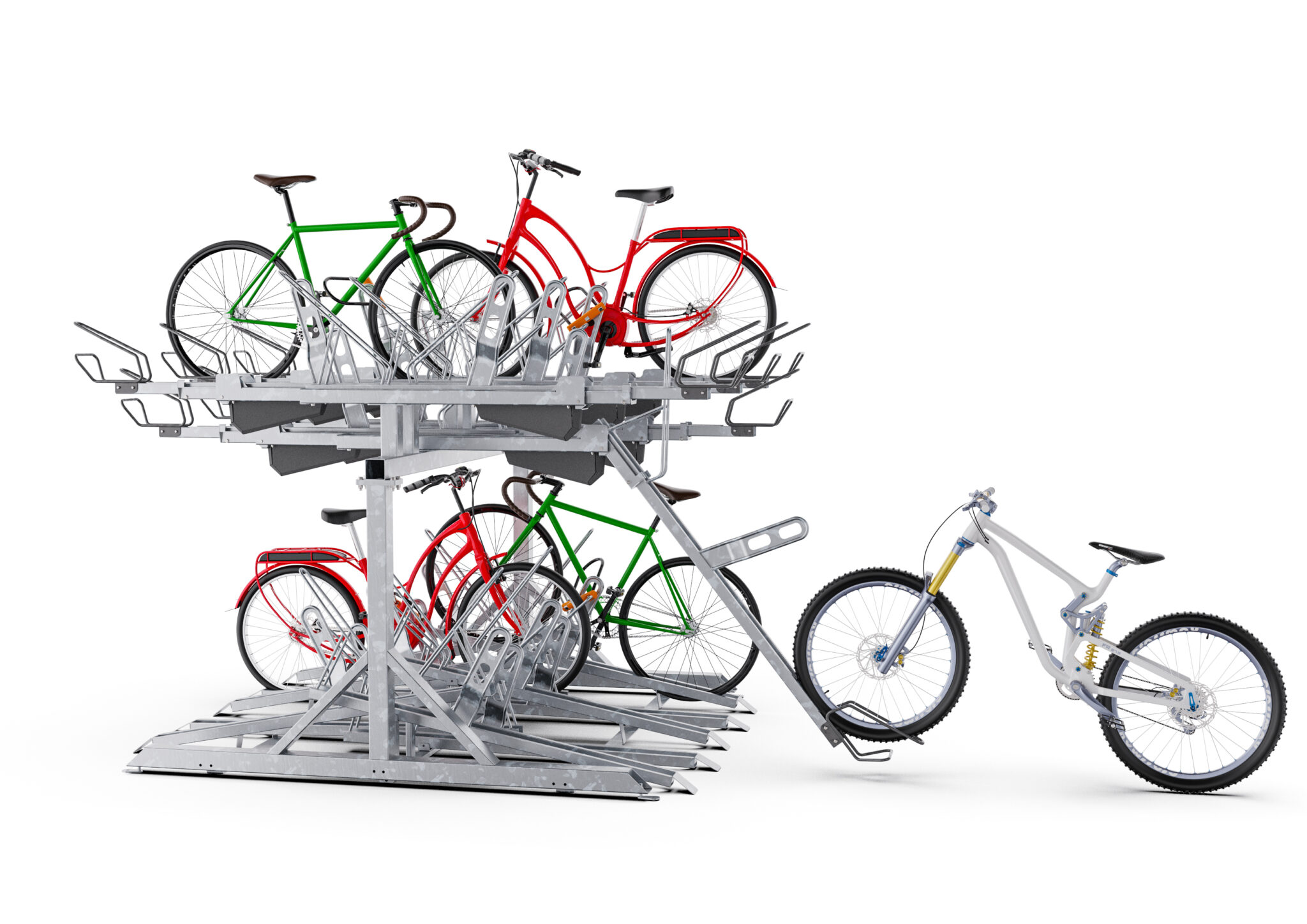 SecurePro Two Tier Rack | Cyclehoop